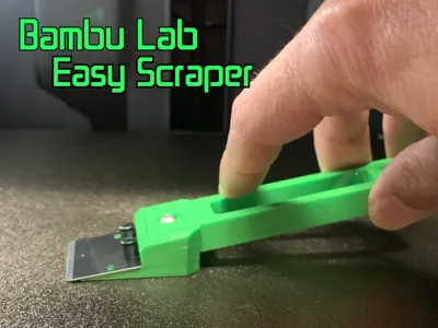 Bambu Lab Bed Scraper by jovanmontanez MakerWorld: Download Free 3D Models