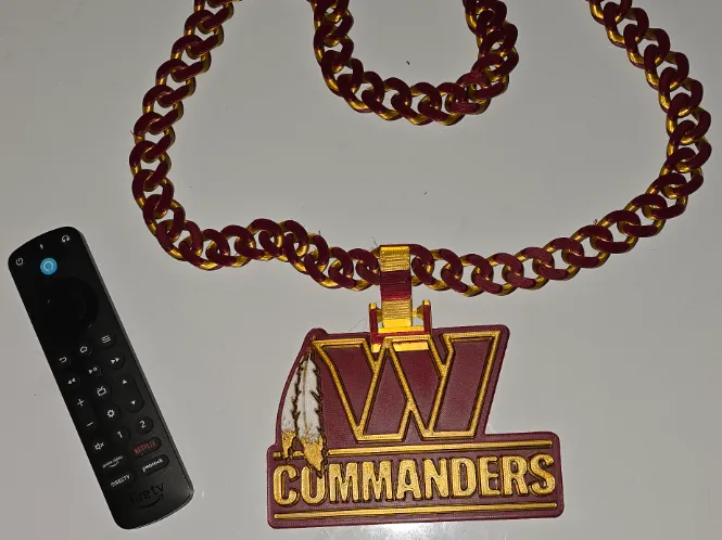Washington Commanders Phat Chain by A Cherry on top MakerWorld ...