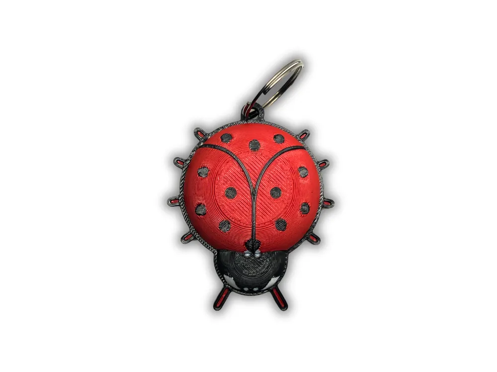 LadyBug Keyring by CherrysCollectionMakerWorld: Download Free 3D Models