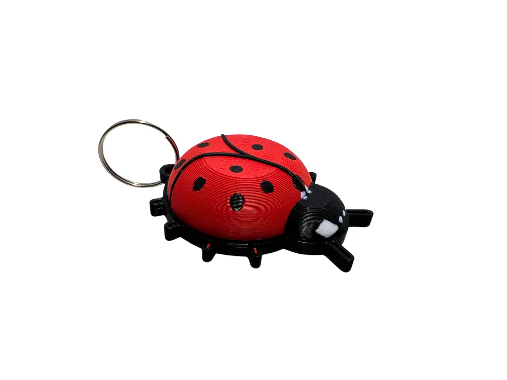 LadyBug Keyring by CherrysCollection - MakerWorld
