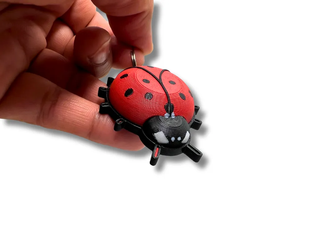 LadyBug Keyring by CherrysCollectionMakerWorld: Download Free 3D Models