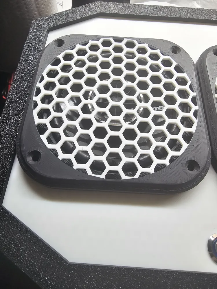 Kicker DS 4 speaker grill by scuba steve MakerWorld: Download Free 3D ...