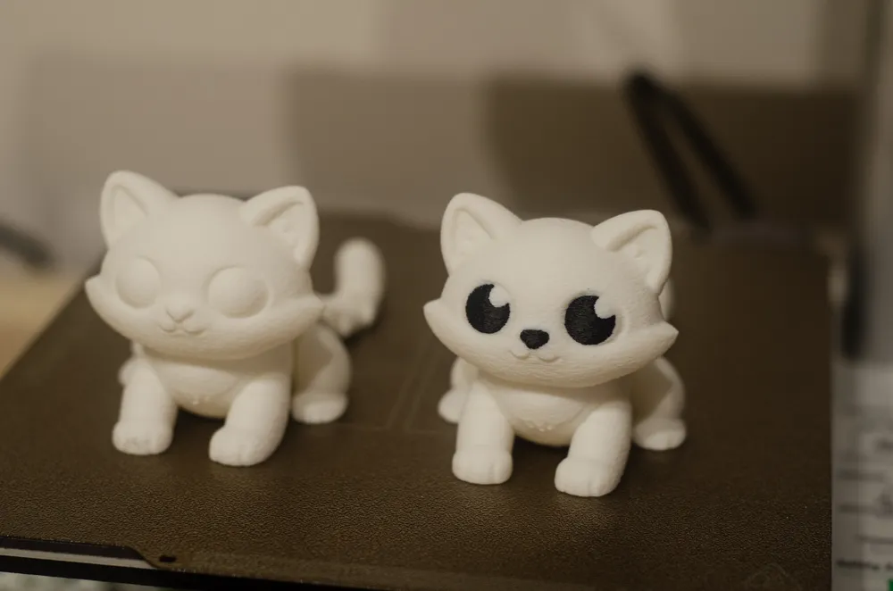 Cute Lying Cat – Support-Free Chibi Figure - Free 3D Print Model ...
