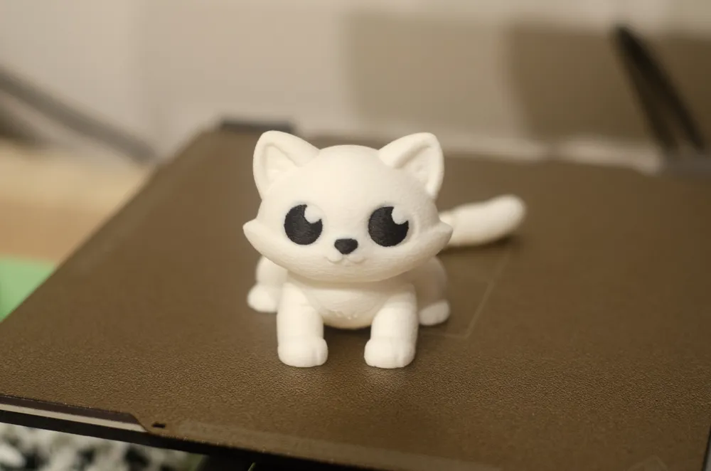 Cute Lying Cat – Support-Free Chibi Figure - Free 3D Print Model ...