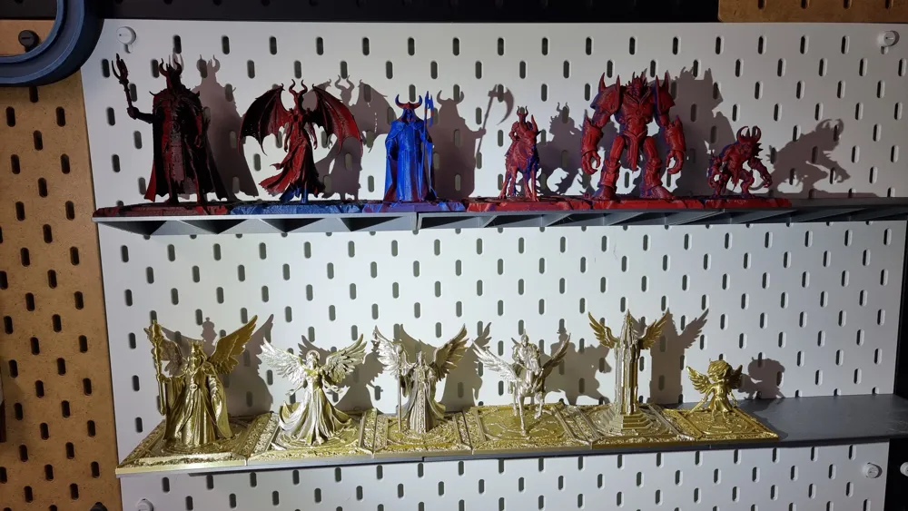Final Chess - Hell vs Heaven - Demons vs Angels - Free 3D Print Model ...