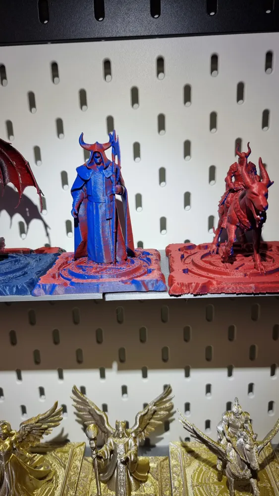 Final Chess - Hell vs Heaven - Demons vs Angels - Free 3D Print Model ...