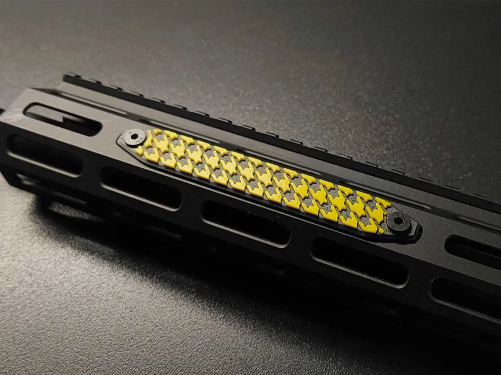 Slim Mlok handguard rail cover - 6 versions - Free 3D Print Model ...