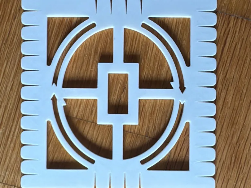 Square Kumihimo Disc - Free 3D Print Model - MakerWorld