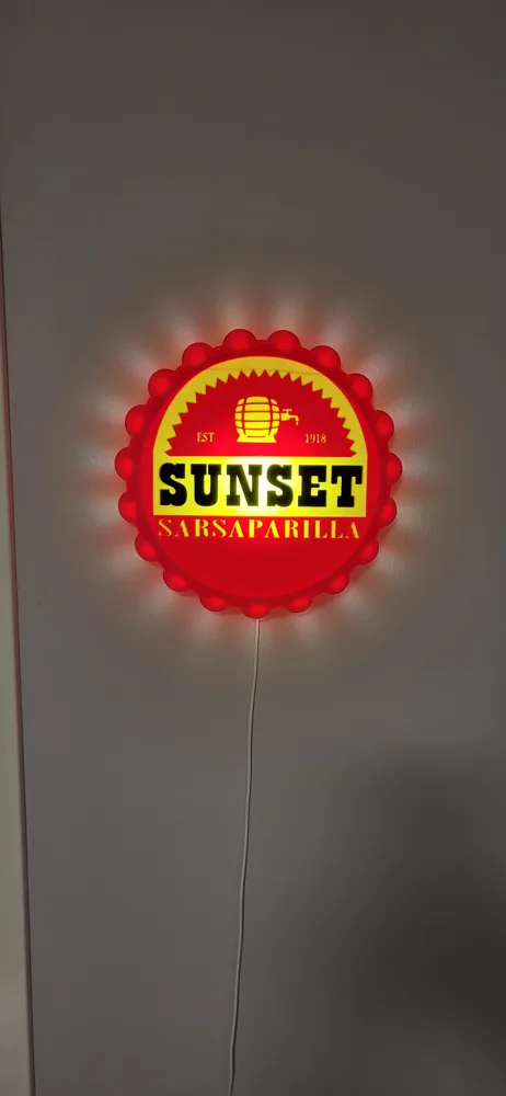 245mm Sunset Sarsaparilla Lampe - LED Lampen-Kit 001 – Kostenloses 3D ...