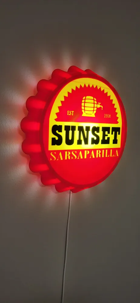 245mm Sunset Sarsaparilla Lampe - LED Lampen-Kit 001 – Kostenloses 3D ...