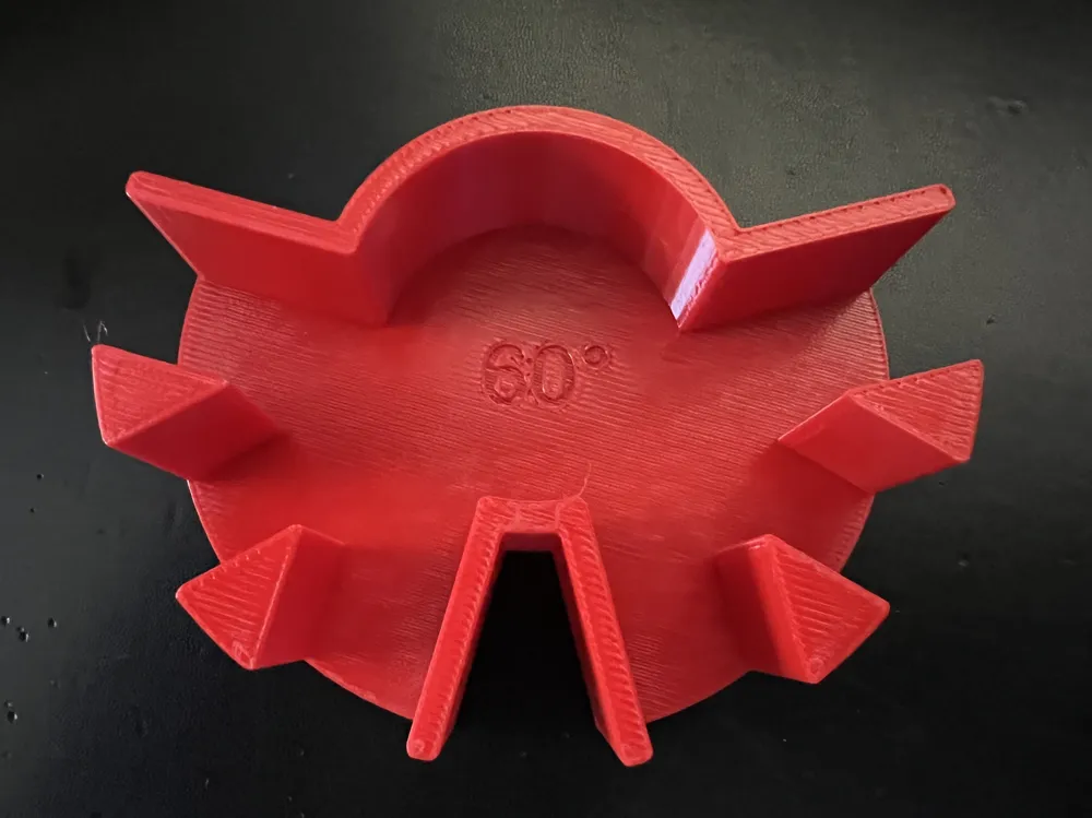 Lego Wreath 60 Degree Assembly Jig Remixed by Justin Lauck MakerWorld ...