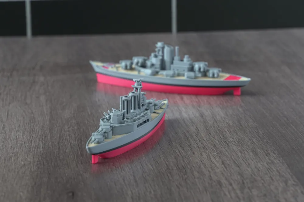 Mini HMS Hood - Free 3D Print Model - MakerWorld