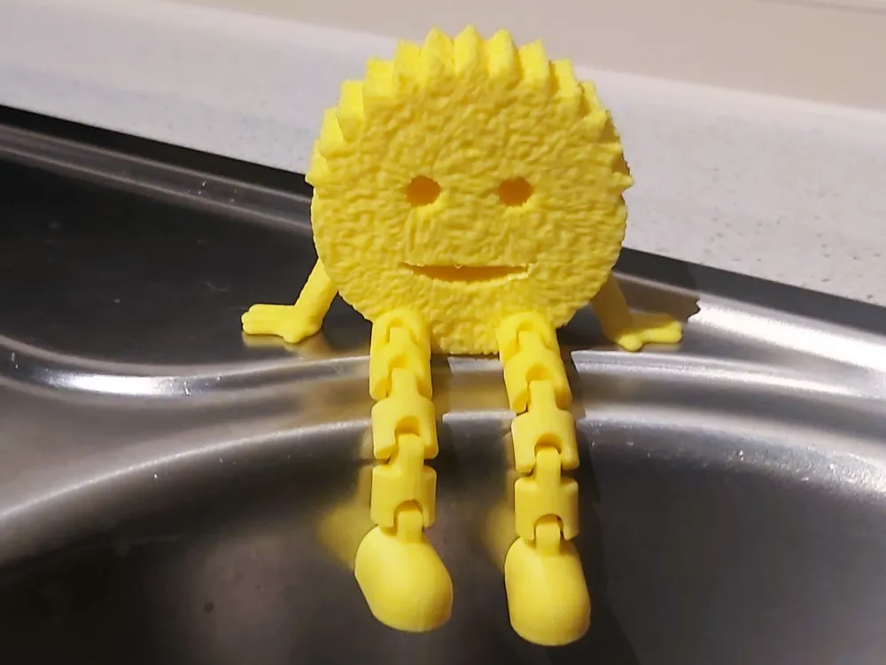 Scrub Daddy with flexy legs - Buddy by MadeAs 3D Designs - MakerWorld