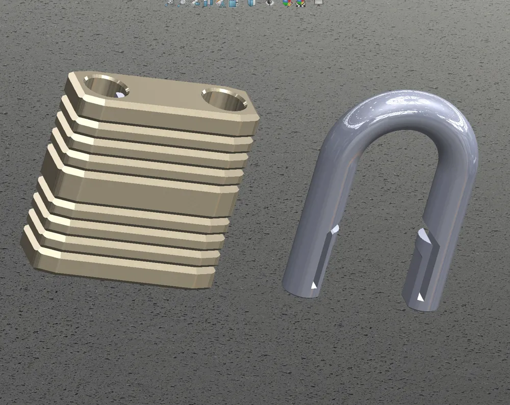 1 way LOCK / padlock / pad lock - Easy scalable by KoBuCRAFTS ...