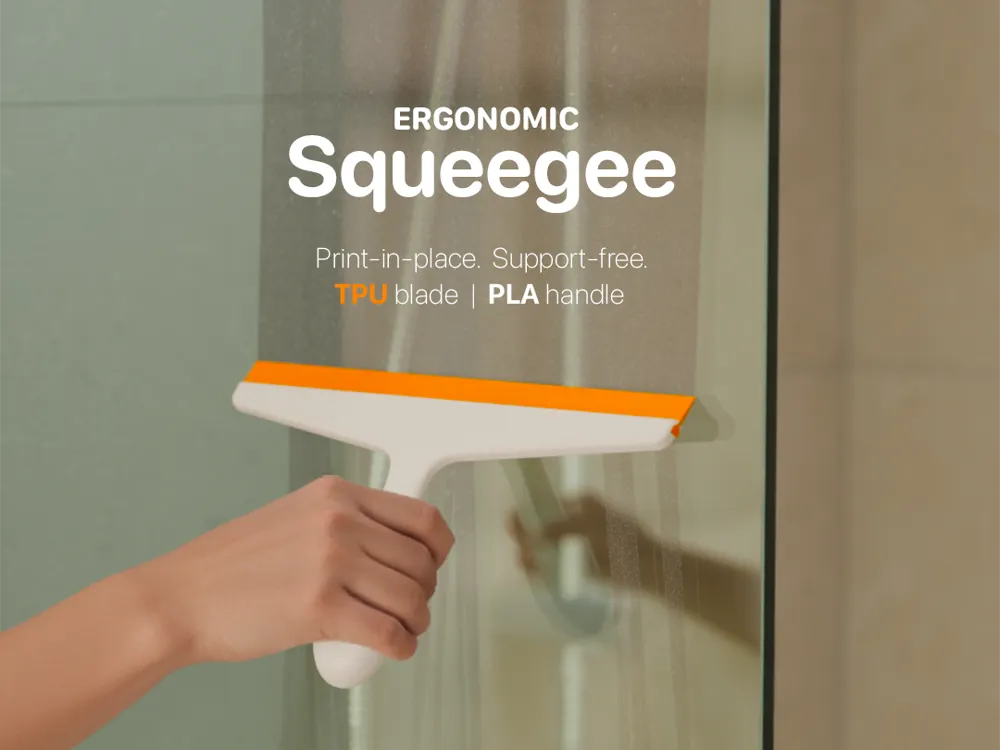 Ergonomic Squeegee - Free 3D Print Model - MakerWorld