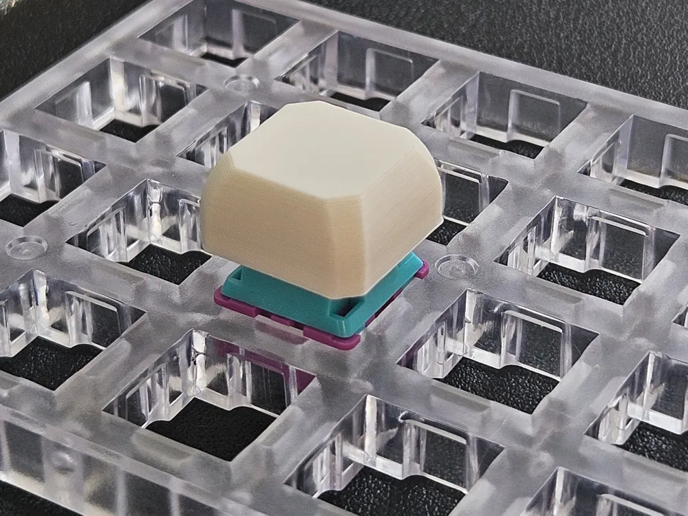 Thocky Blank Keycaps for cherry stem | NO supports by Vostok Labs ...