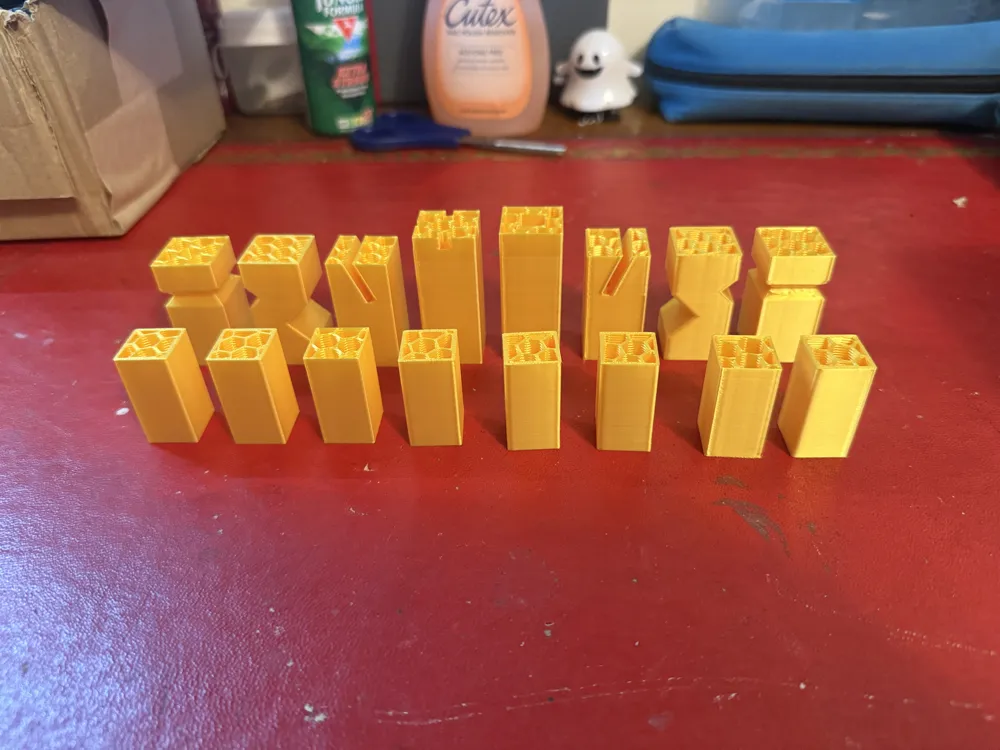 SquareHive Honeycomb Chess Set by The Hairy Geek MakerWorld: Download Free 3D Models