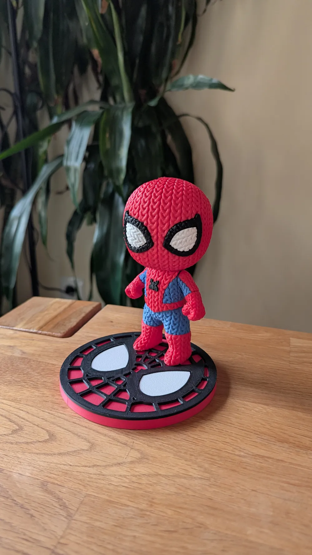 Spiderman base for Spiderman Knitted figure - Free 3D Print Model ...