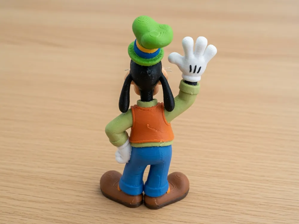Goofy Raised Hand Figure | Disney - Free 3D Print Model - MakerWorld