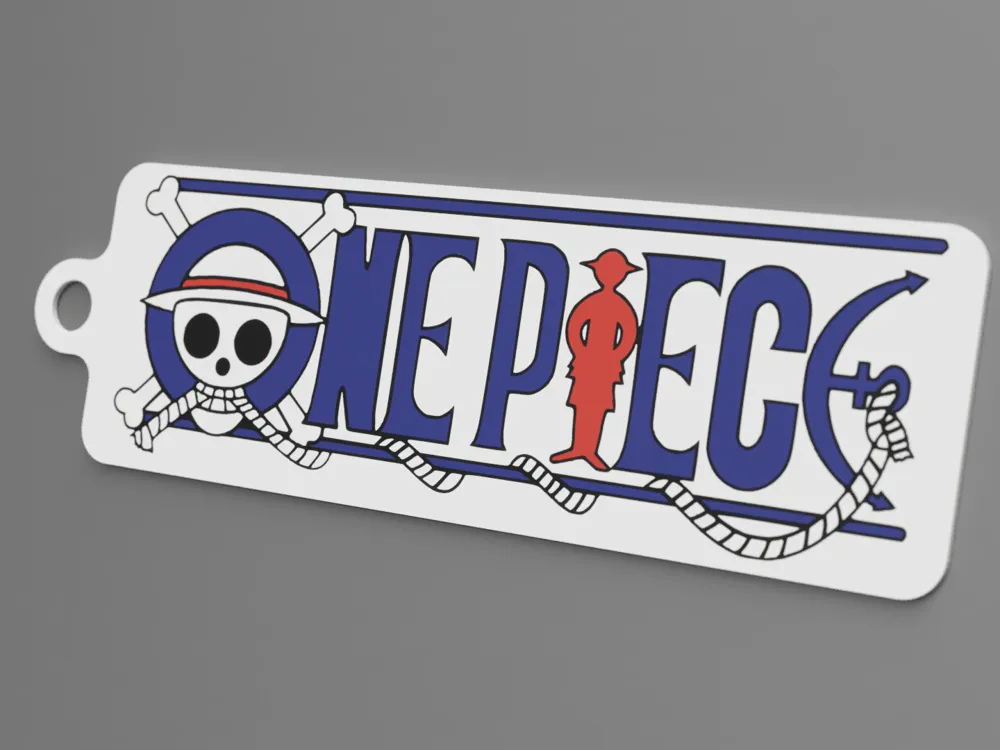 One Piece Logo Keychain by brunoortolano - MakerWorld