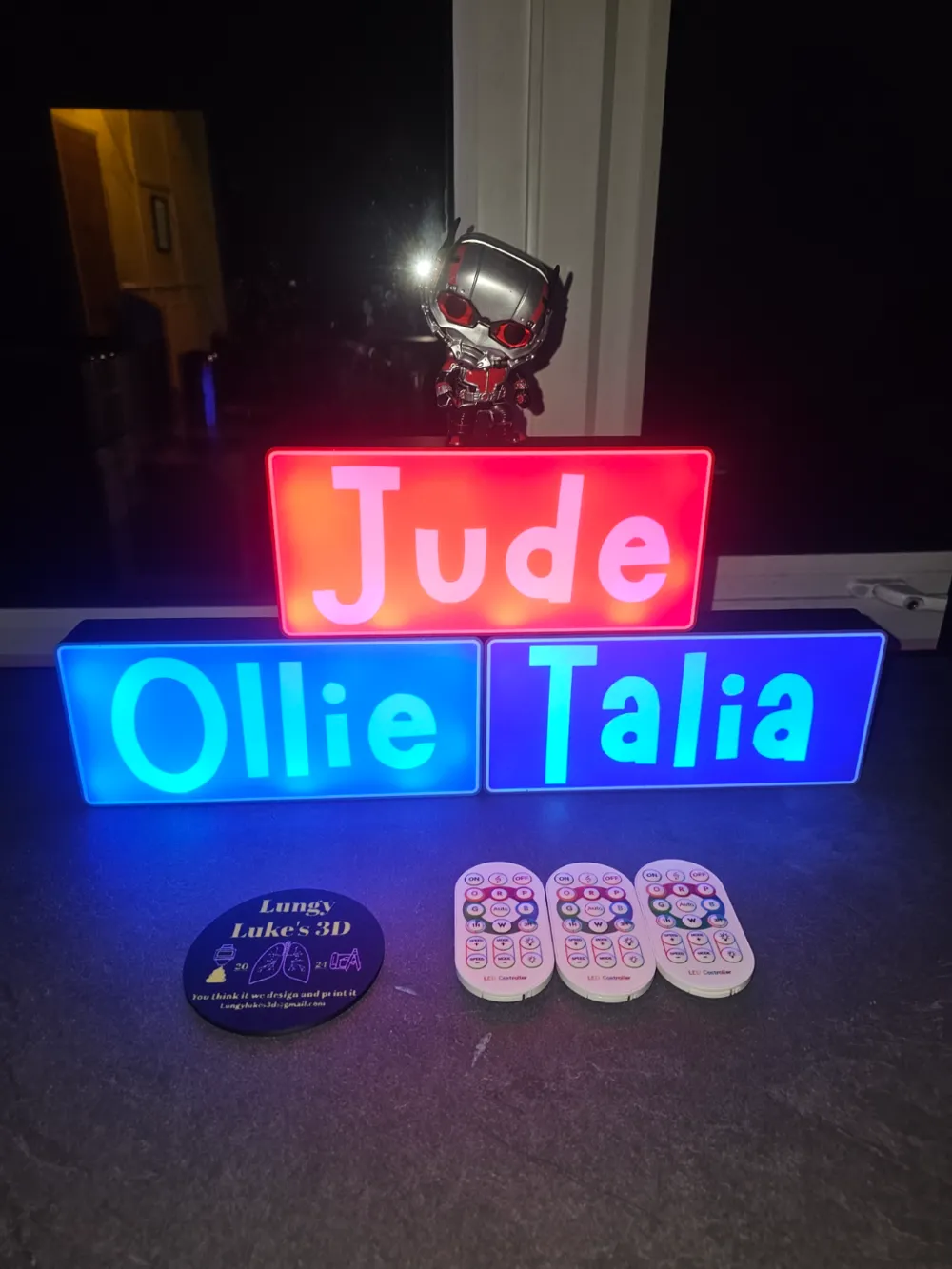 Talia led name light box by Lungy Luke's 3D - MakerWorld