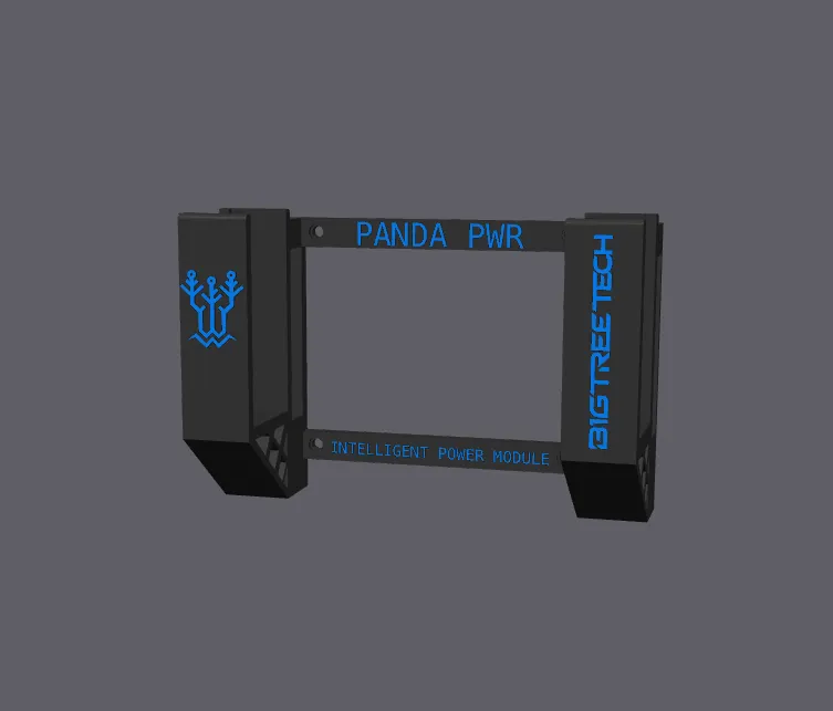 BigTreeTech Panda PWR Wall Mount REMIX with Logos Remixed by 3D Print ...