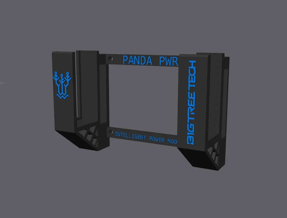 BigTreeTech Panda PWR Wall Mount REMIX with Logos Remixed by 3D Print ...