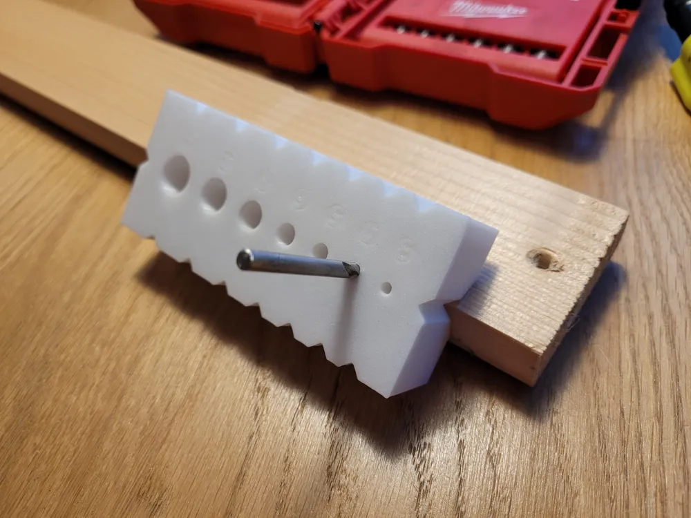 Drill guide jig - make straight holes by Plastic Melter - MakerWorld