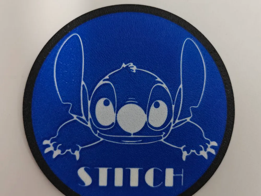 Stitch Coasters - Free 3D Print Model - MakerWorld