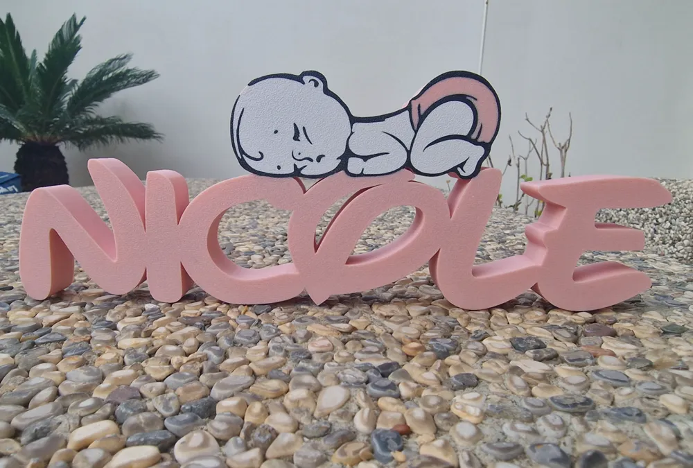 Nicole name by Chris3DLab MakerWorld: Download Free 3D Models