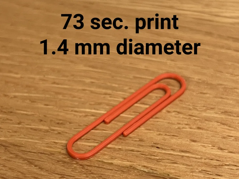 Paper Clip (1.4 mm Diameter) by fifindr - MakerWorld