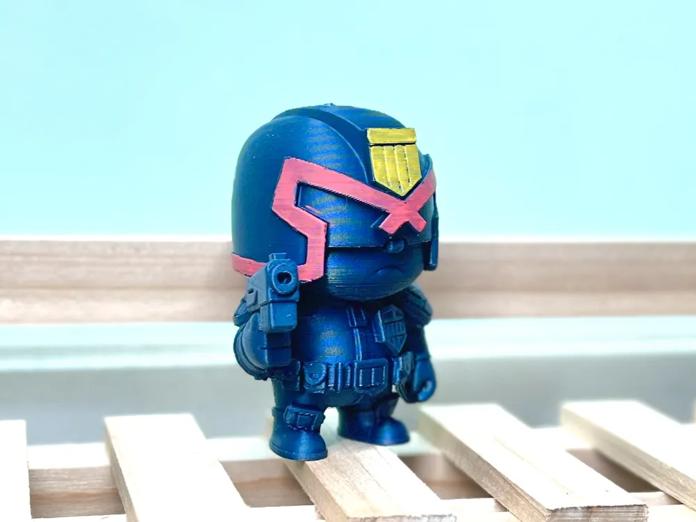 Cute Judge Dredd by D-studioMakerWorld: Download Free 3D Models