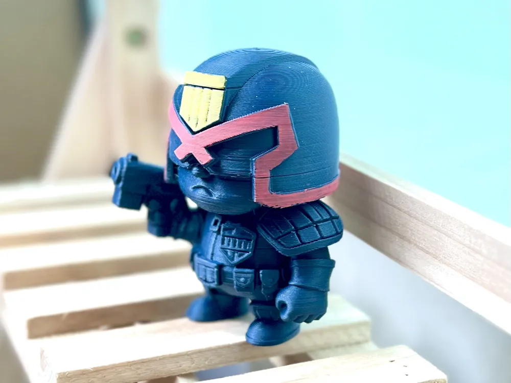 Cute Judge Dredd by D-studioMakerWorld: Download Free 3D Models