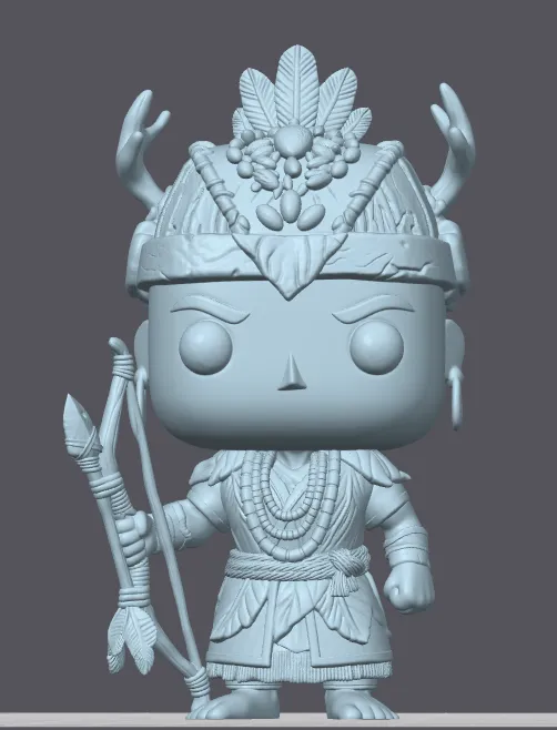 Orixá Oxóssi Funko Pop - Free 3D Print Model - MakerWorld
