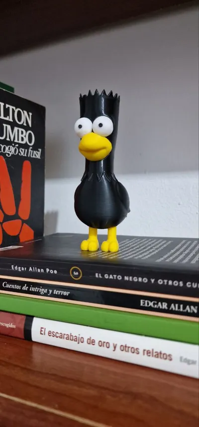 Bart as The Raven by CARMANCADE MakerWorld: Download Free 3D Models