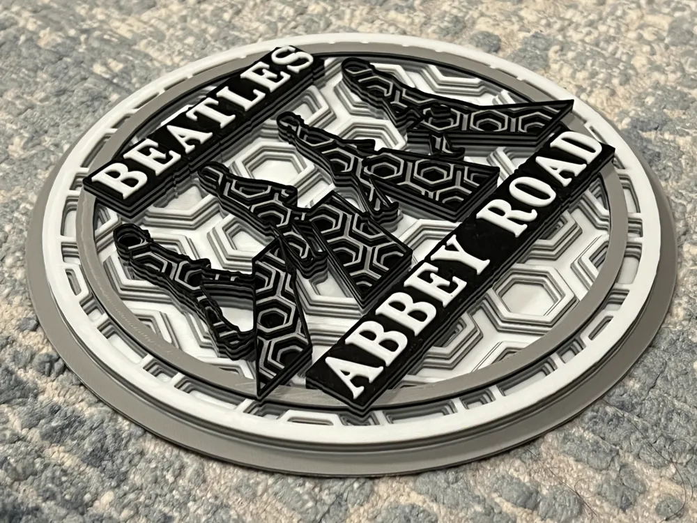 Beatles - Abbey Road - Dimensional Mosaic by Richie Rich Richie Rich ...