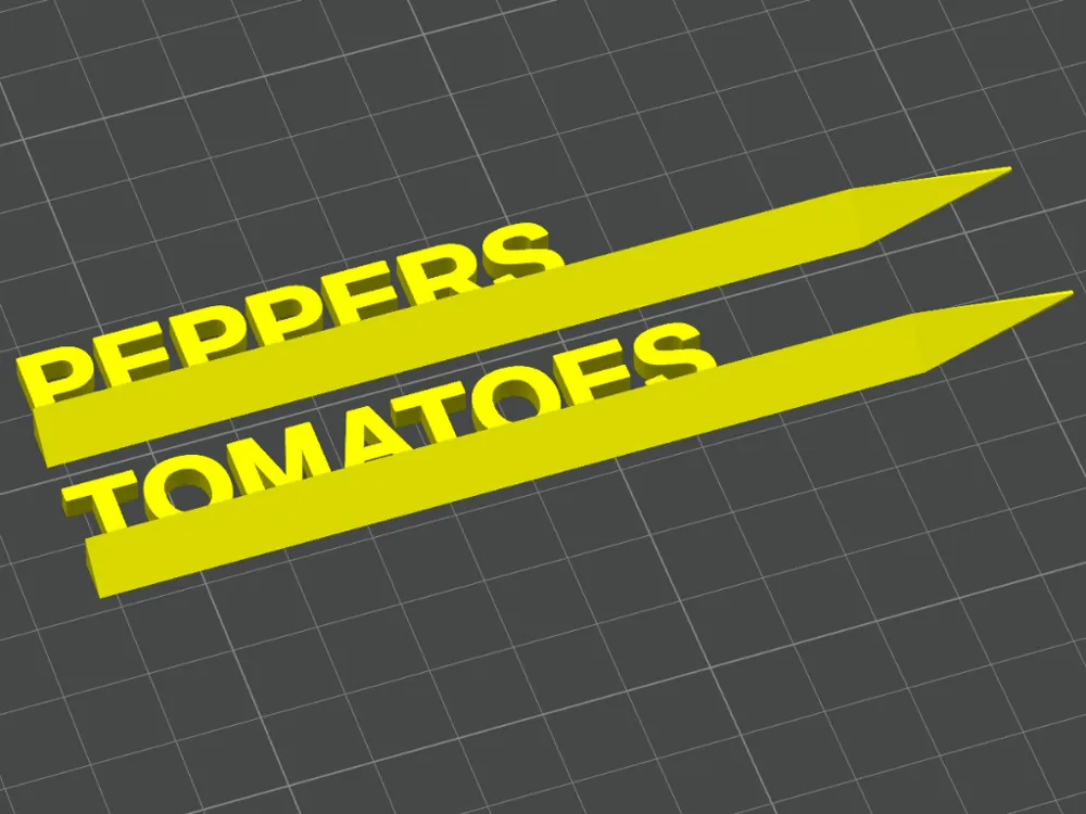 Garden plant label stake by Nagy MakerWorld: Download Free 3D Models