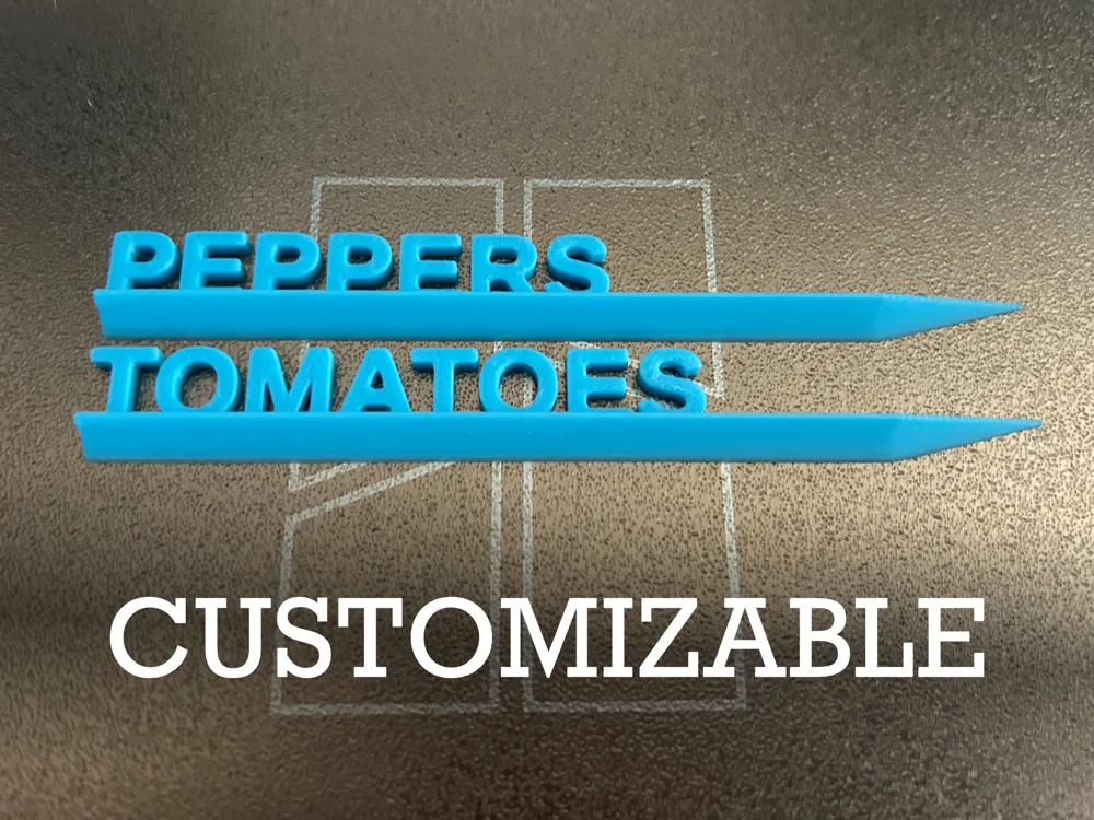 Garden plant label stake by Nagy MakerWorld: Download Free 3D Models