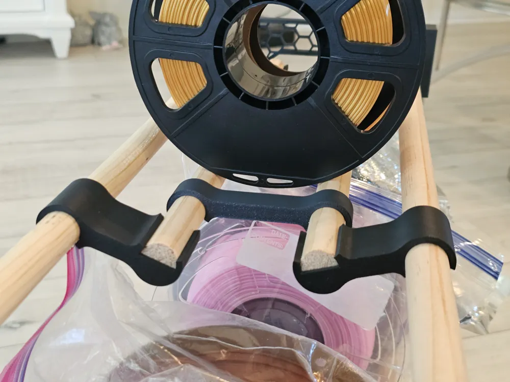 Small Spool Adapter for Modular Filament Rack by mker17 MakerWorld ...