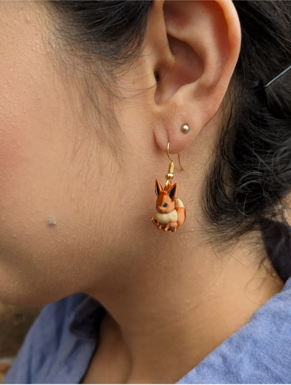 Pokemon Earrings with Stand - Free 3D Print Model - MakerWorld