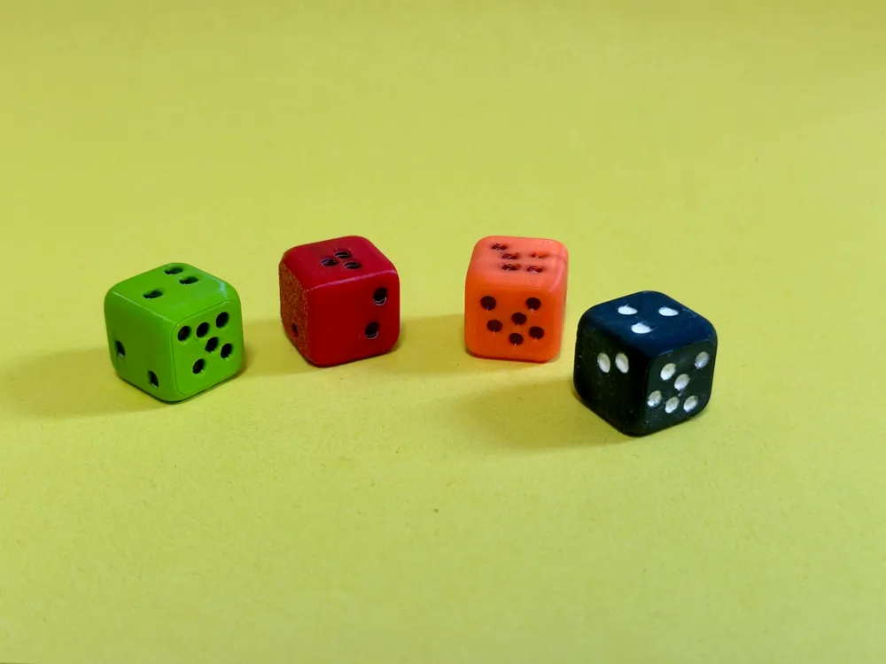 Cursed Dice (Random Pips) by Lan Rehberger - MakerWorld