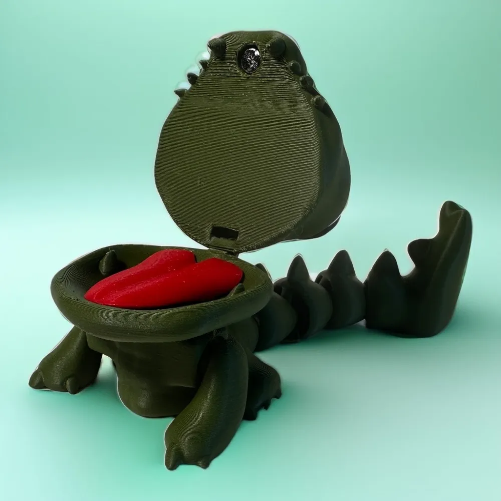 Cocodrile Popping Eyes magnetic and flexi by THE ROONYES MakerWorld ...