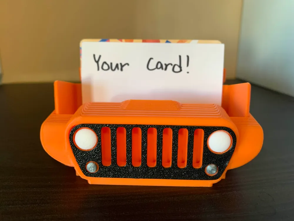 Jeep Card Holder - no AMS needed! Remixed by Sarengo_Arts - MakerWorld