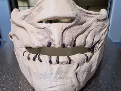 Leatherface Half Mask - Free 3D Print Model - MakerWorld