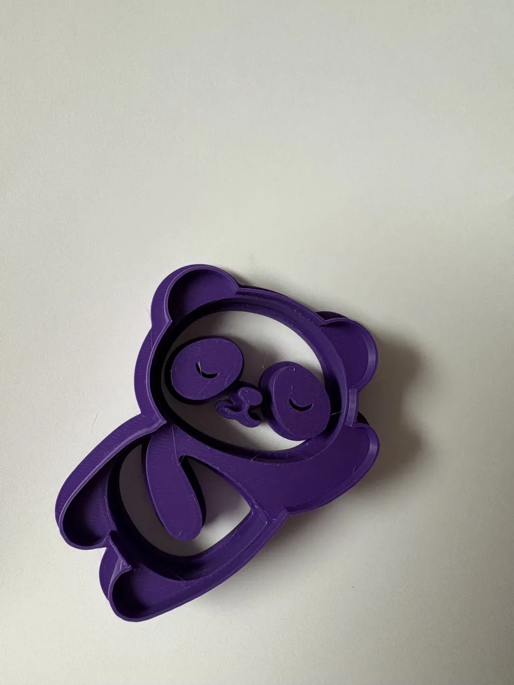 Cortador de galletas de panda perezoso (impresión) - Modelo de ...