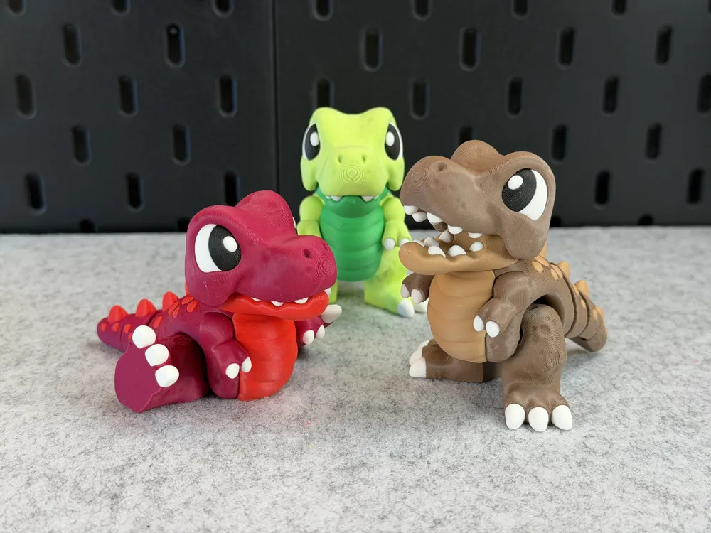 Articulated Cute T-Rex - Free 3D Print Model - MakerWorld