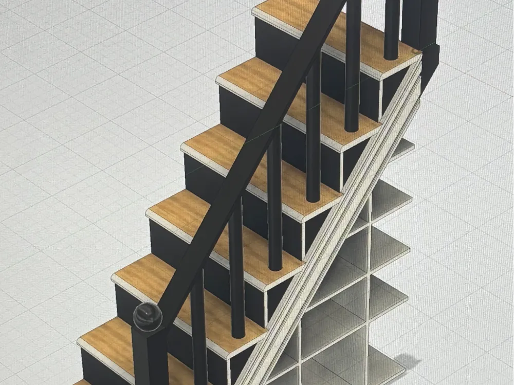 Dollhouse Stairs - Free 3D Print Model - MakerWorld