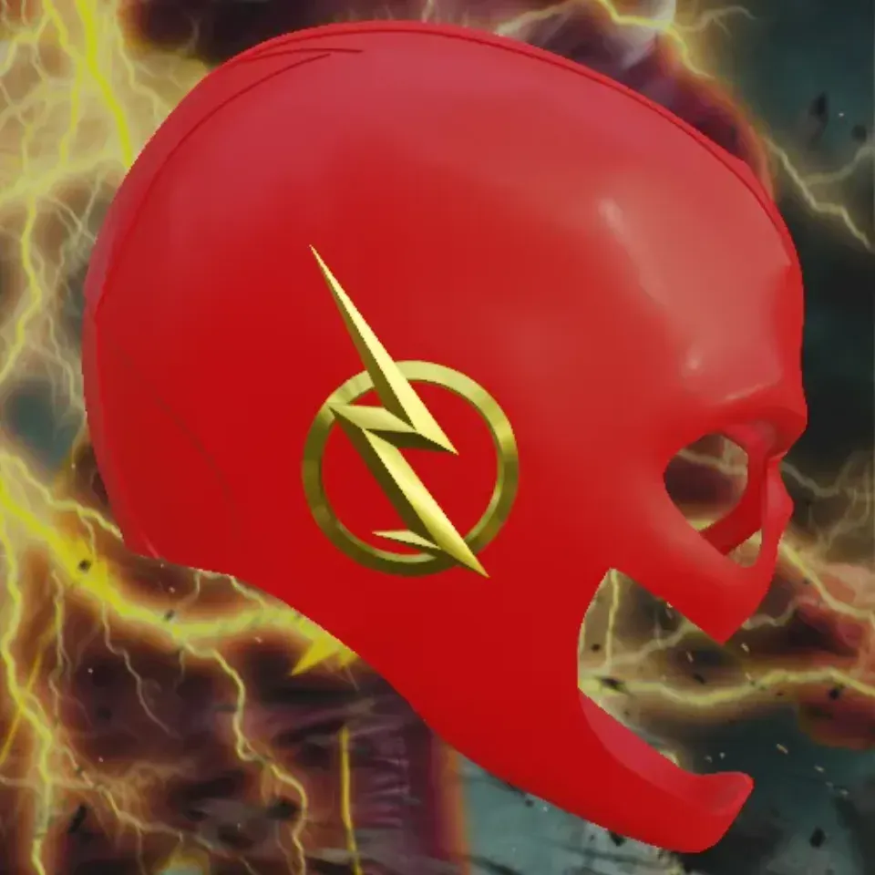 The Flash Helmet Remixed by Boink - MakerWorld