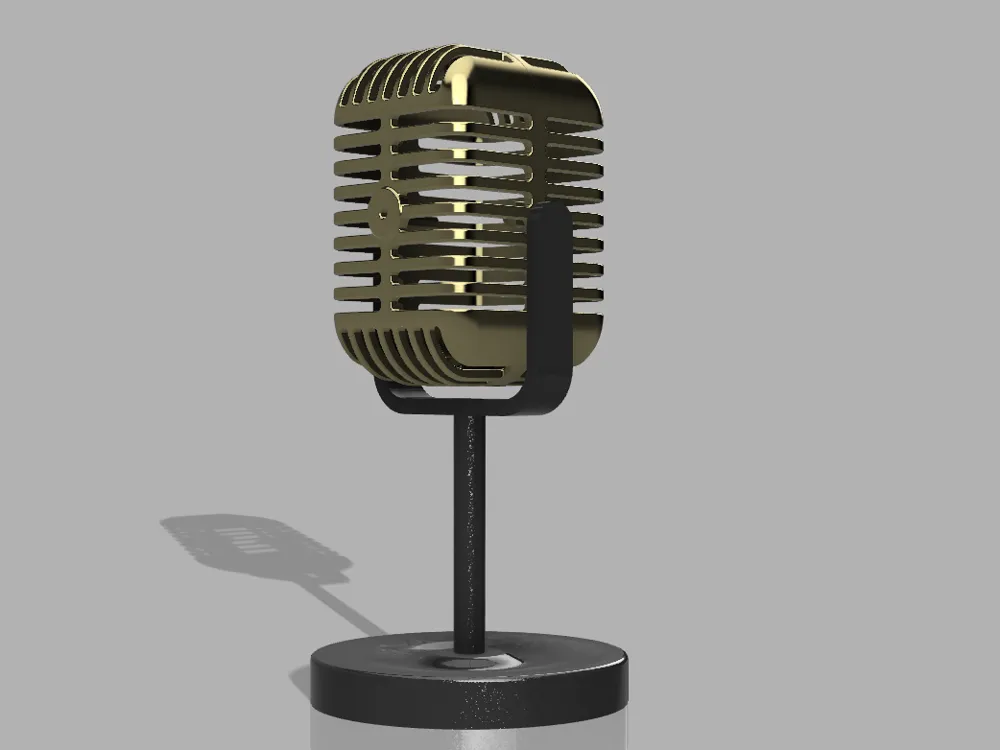 Microphone Trophy by WarriorSotoMakerWorld: Download Free 3D Models