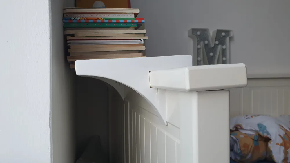 HEMNES Side shelf - no drilling into the bed ! - Free 3D Print Model ...